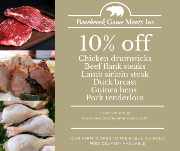 Bearbrook Game and Natural Meats serving the Ottawa Area - Bearbrook ...